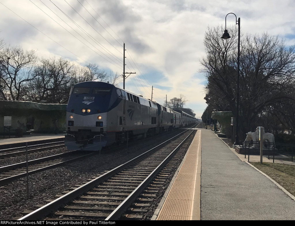 Eastbound Amtrak